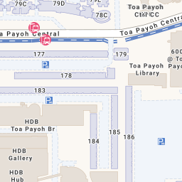 Select the map markers to navigate to your desired address.